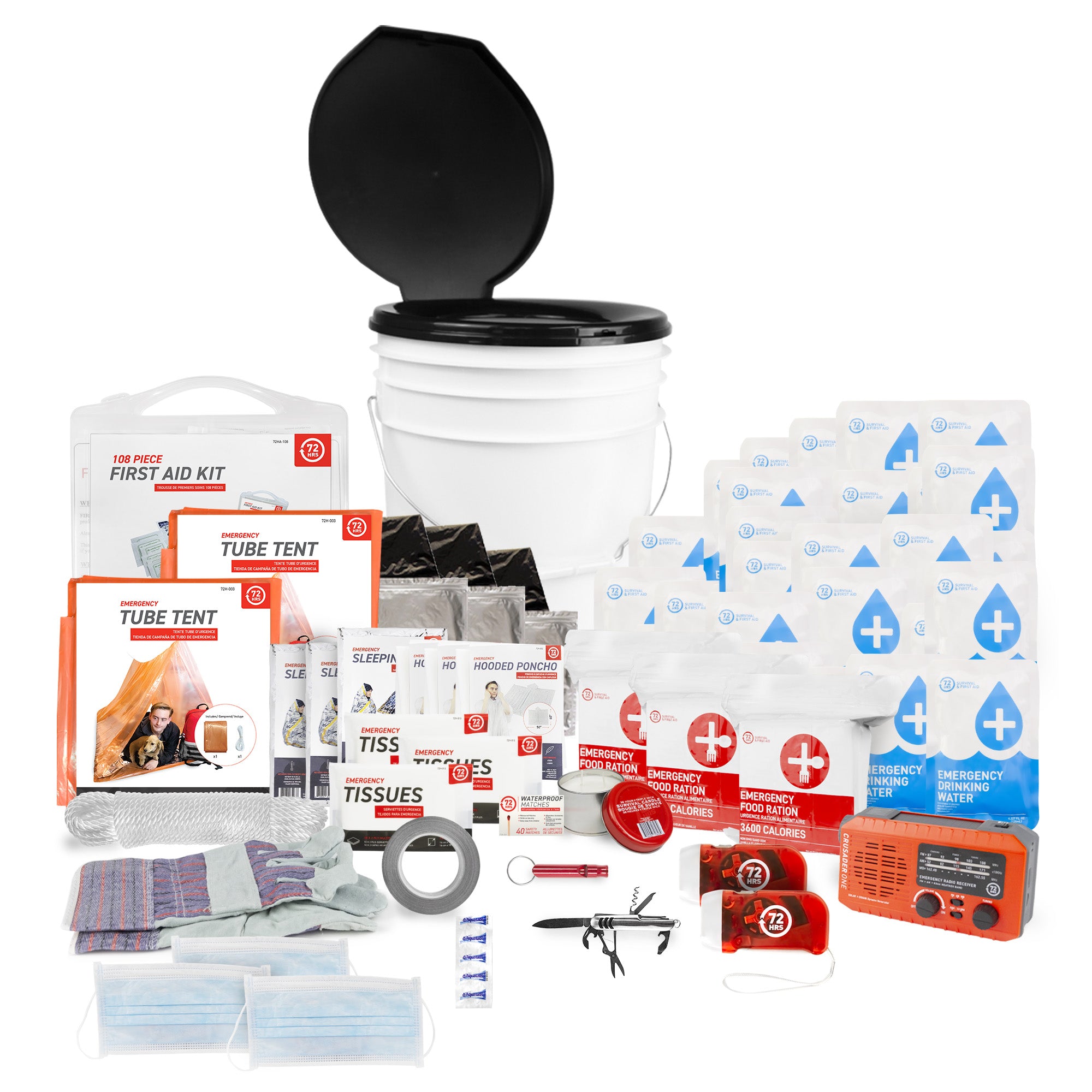 Toilet Deluxe Survival Kit – 72hours.ca