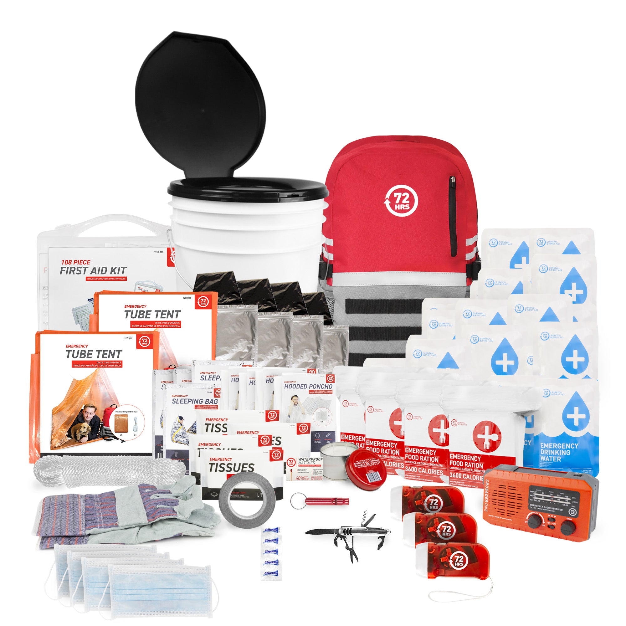 Shop all Deluxe Survival Kit – 72hours.ca