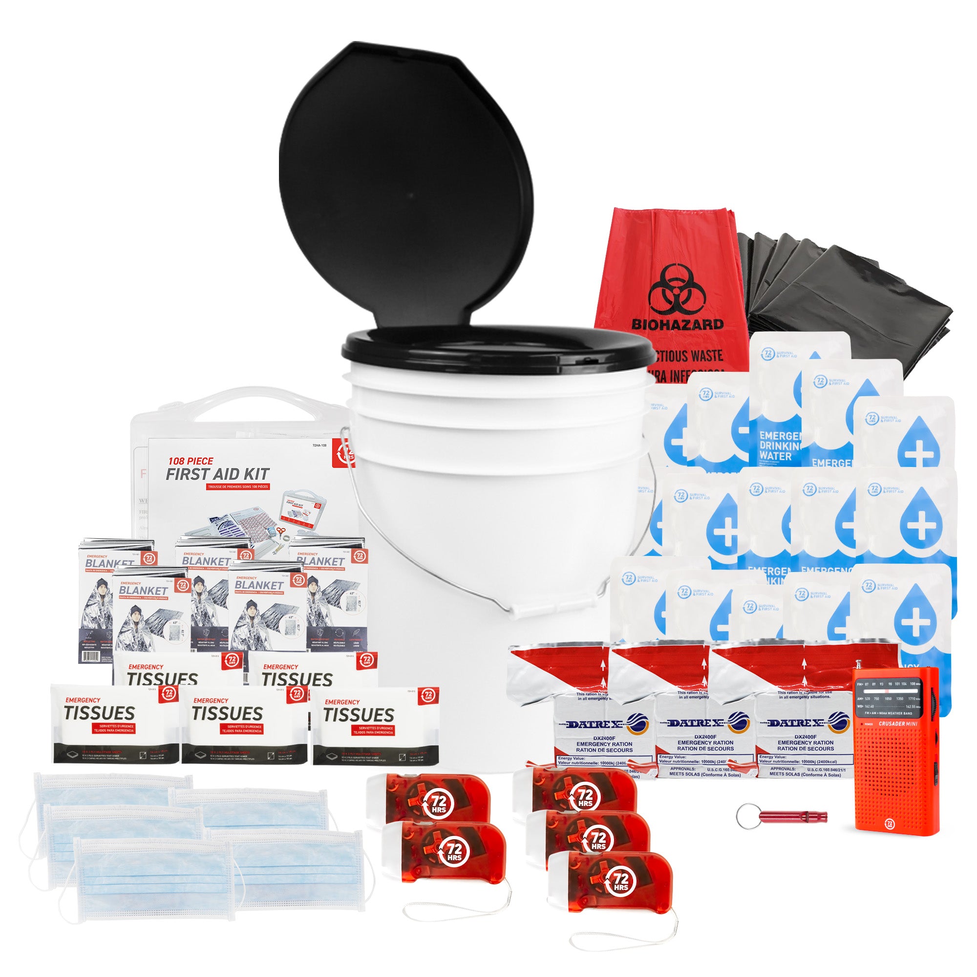 Essential Group Emergency Earthquake Survival Kit and Preparedness ...