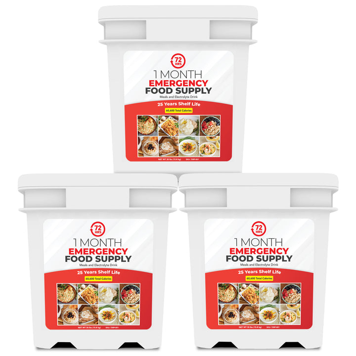 72HRS 3 Day (72 Hours) 2,067 Calories Per Day Emergency Food Supply Su ...